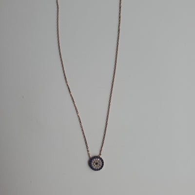 Rose Gold Circle Pendent